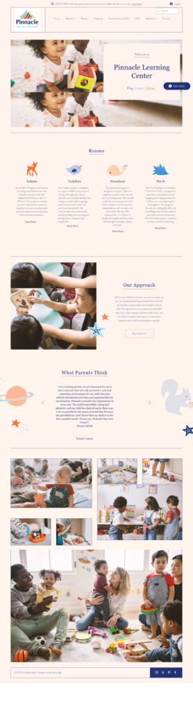 Pinnacle Learning Center - Web and APP Development - Nabali Development