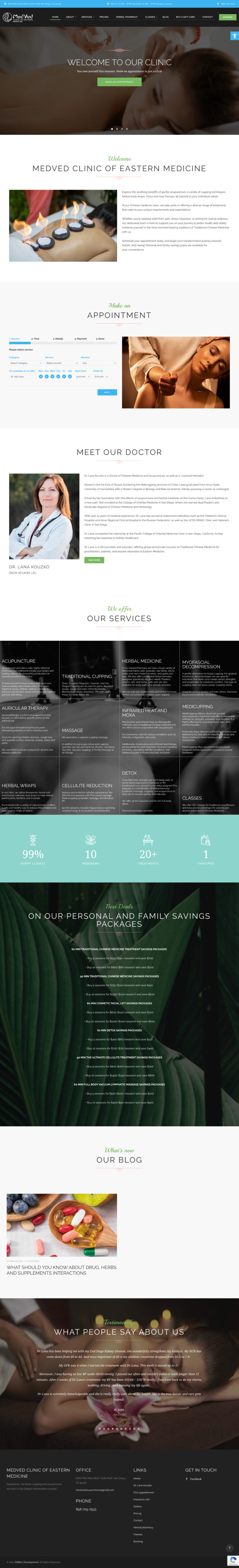 Medved Clinic Of Eastern Medicine - Web and APP Development - Nabali ...